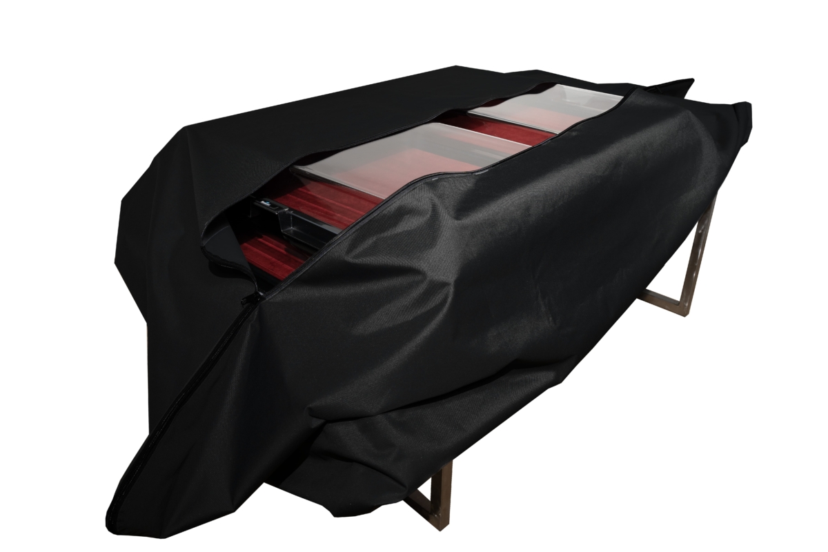 Zip Up Table Cover (Body Bag) – Black - Christal Clear Showcases